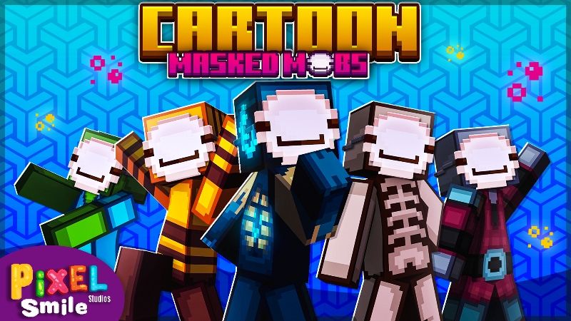Cartoon Masked Mobs by Pixel Smile Studios (Minecraft Skin Pack ...