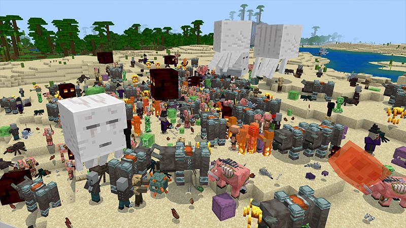 Fire and Ice Top by CubeCraft Games - Minecraft Bedrock Marketplace ...