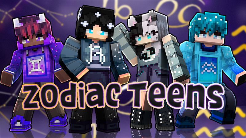 Zodiac Teens HD by The Lucky Petals (Minecraft Skin Pack) - Minecraft ...