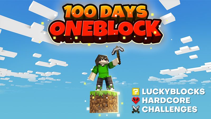 100 Days One Block! by Lore Studios (Minecraft Marketplace Map ...