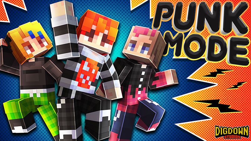 Punk Mode by Dig Down Studios (Minecraft Skin Pack) - Minecraft ...