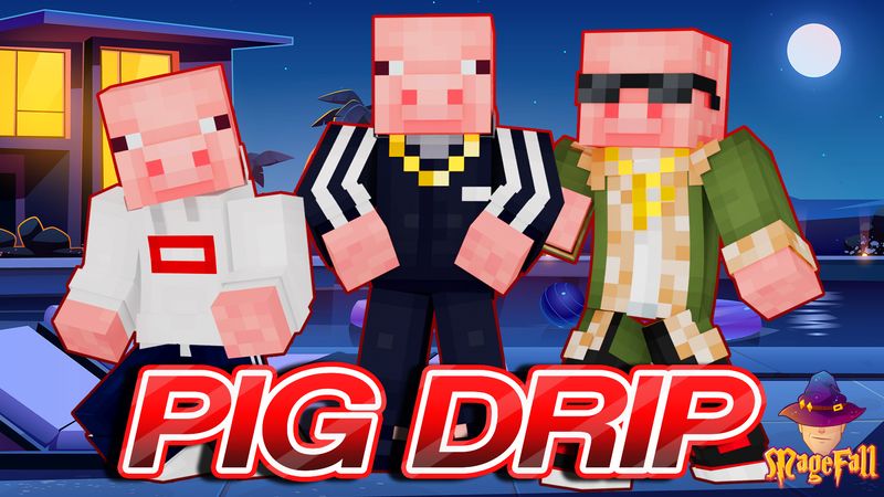Pig Drip by Magefall (Minecraft Skin Pack) - Minecraft Marketplace (via ...